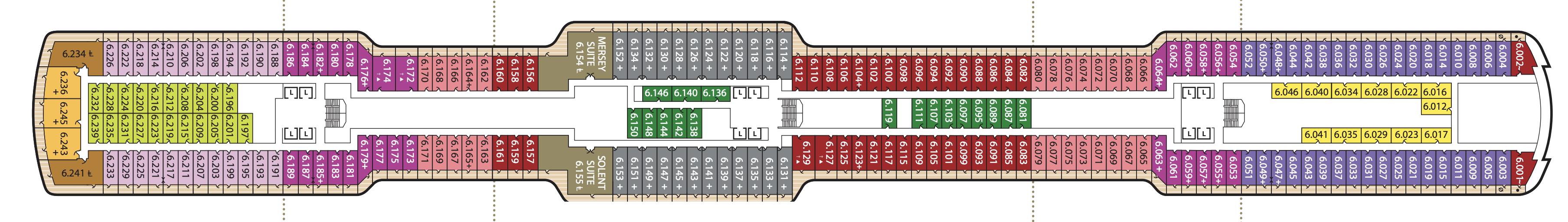 Queen Anne Deck Plans - Chris Frame's Cunard Page: Cunard Line History ...