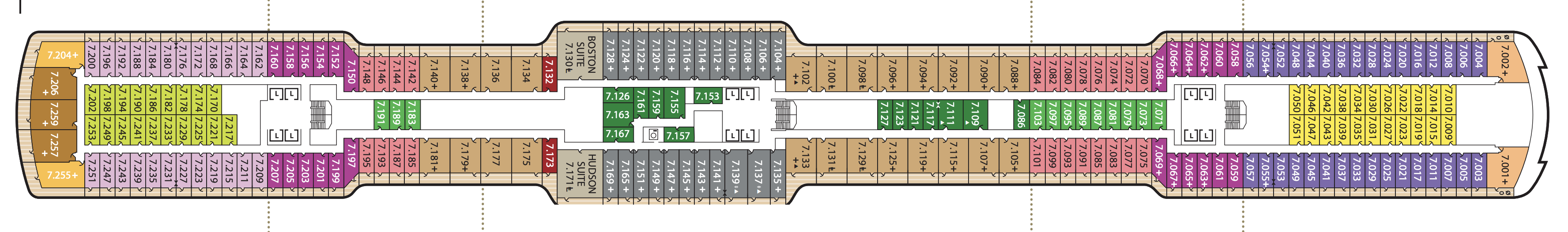Queen Anne Deck Plans - Chris Frame's Cunard Page: Cunard Line History ...