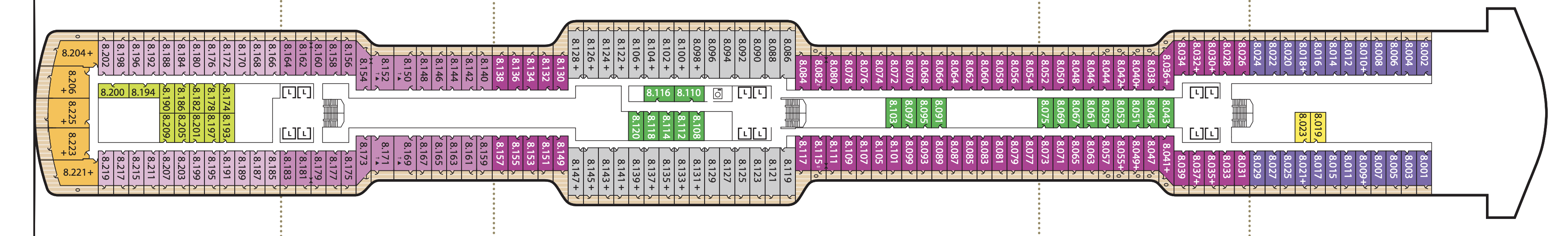 Queen Anne Deck Plans - Chris Frame's Cunard Page: Cunard Line History ...