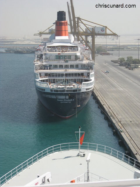QE2 Photographs - Chris Frame's Cunard Page: Cunard Line History, Facts ...